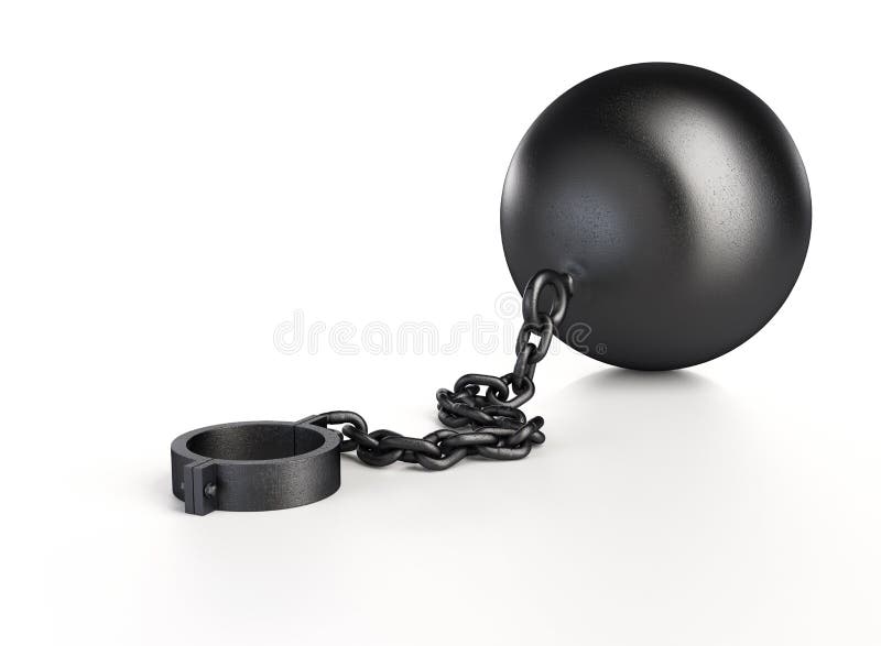 Ball and Chain stock image. Image of cell, slave, restraint - 11184909