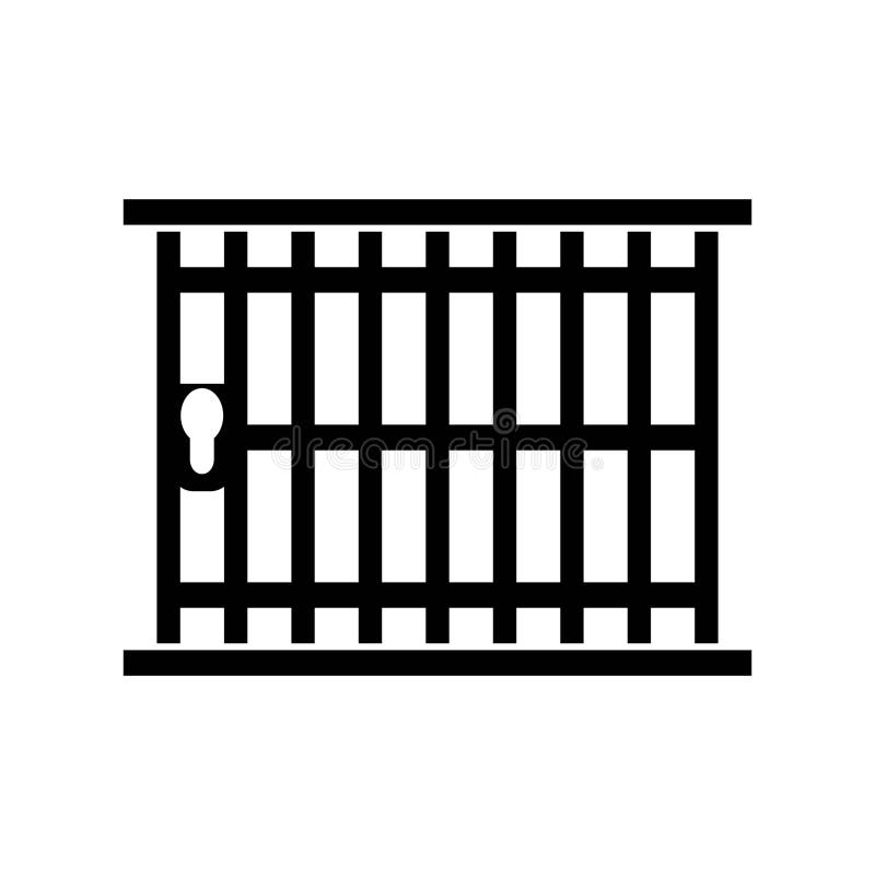 Prison or Prison Simple Icon,illustration Design Template Stock ...