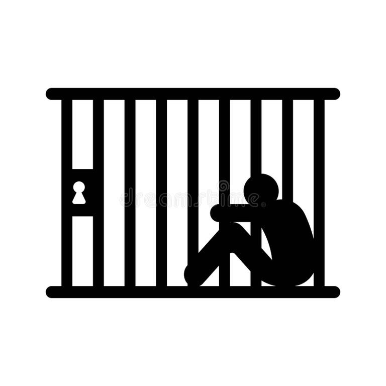 Prison or Prison Simple Icon,illustration Design Template Stock Vector ...