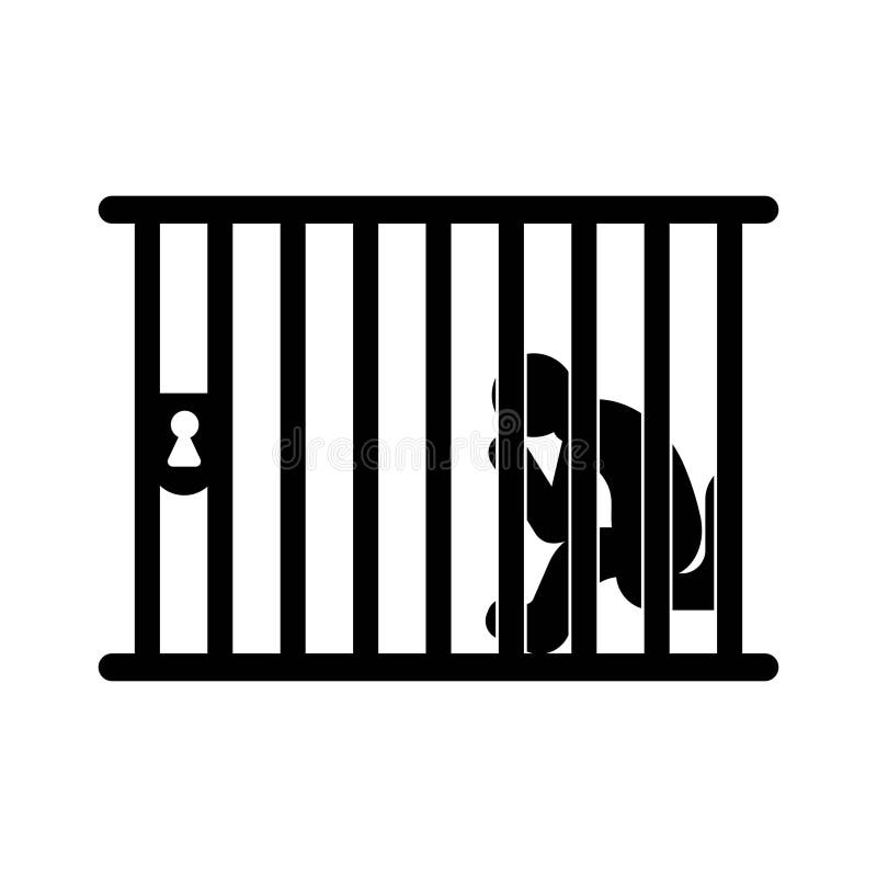 Prison or Prison Simple Icon,illustration Design Template Stock ...