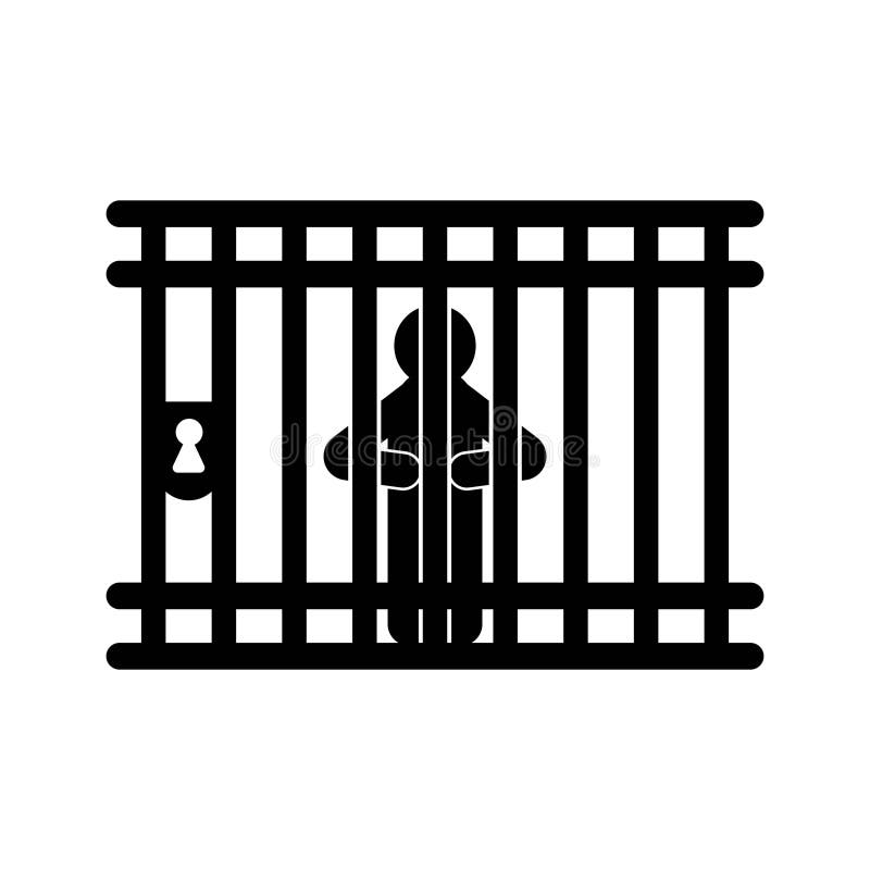 Prison or Prison Simple Icon,illustration Design Template Stock Vector ...