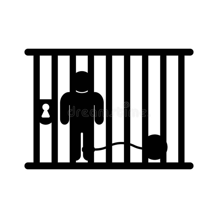 Prison or Prison Simple Icon,illustration Design Template Stock Vector ...