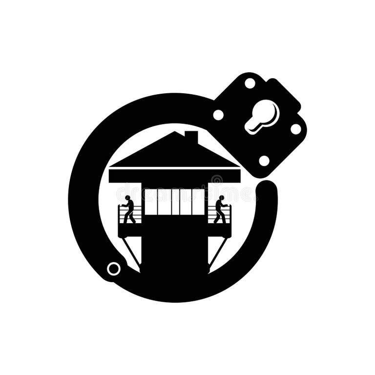 Prison or Prison Simple Icon,illustration Design Template Stock Vector ...