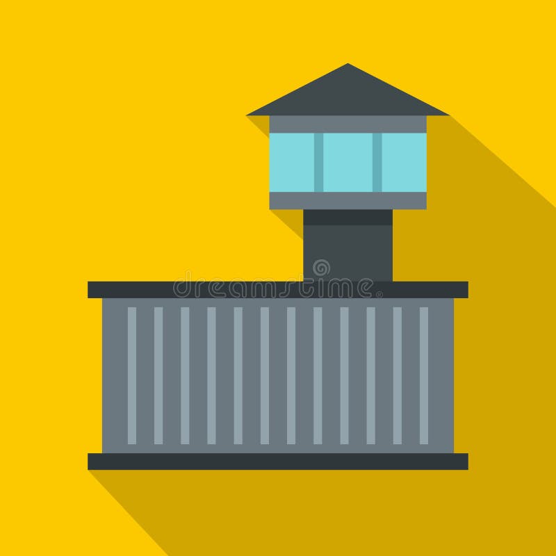 Old prison tower stock illustration. Illustration of background - 14196096