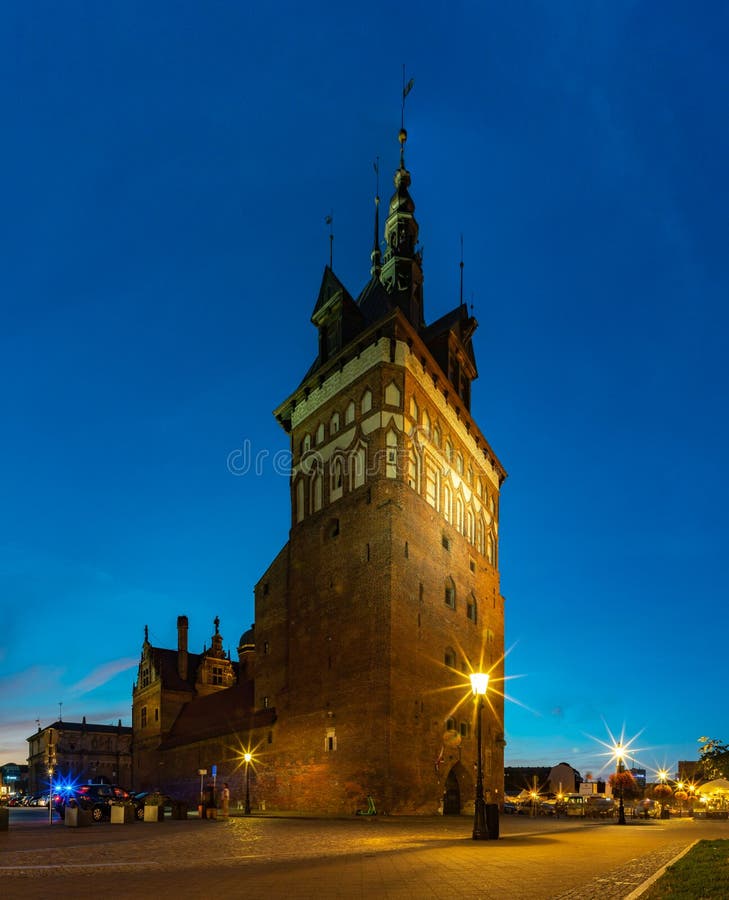 Prison Tower at Sunset editorial stock image. Image of sunset - 254548874