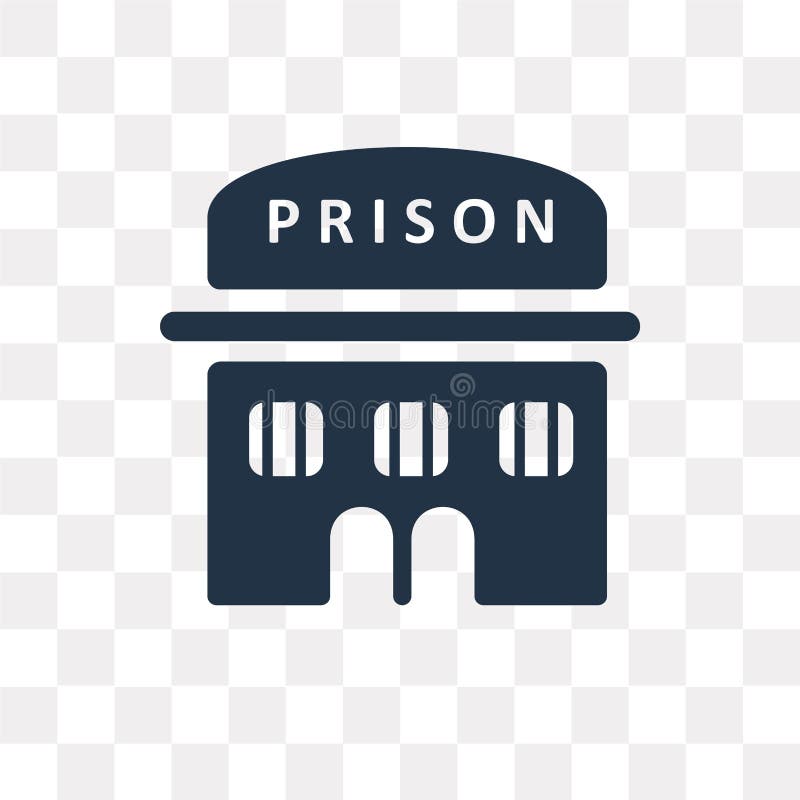 Prison Vector Icon Isolated on Transparent Background, Prison T Stock ...