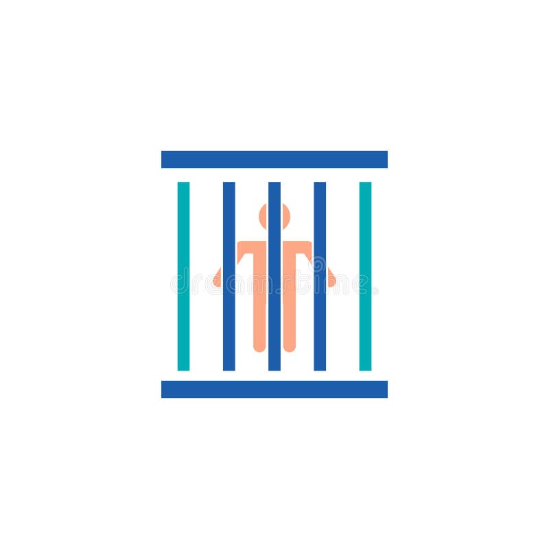 Prison Vector Logo Design Template Stock Vector - Illustration of bars ...