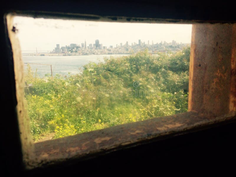 Prison view stock image. Image of prison, sanfrancisco - 86610631