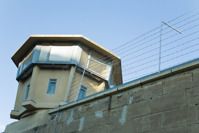 Prison watchtower stock photo. Image of guard, berlin - 8382970