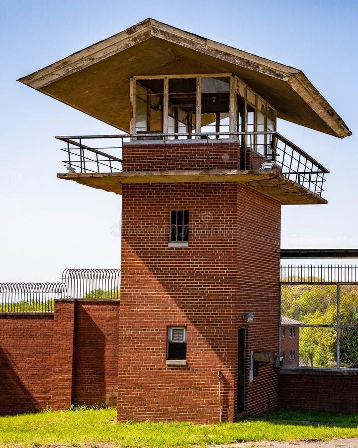 An Abandoned Prison Watchtower in Lorton Virginia, America Stock Image ...