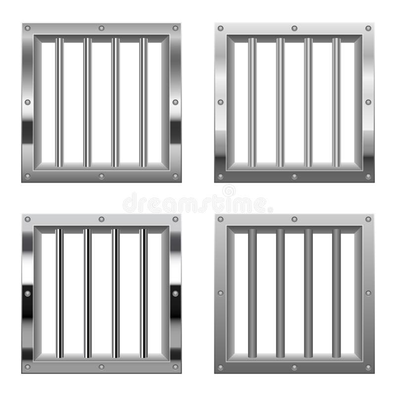 Prison Window Vector Design Illustration Stock Vector - Illustration of ...