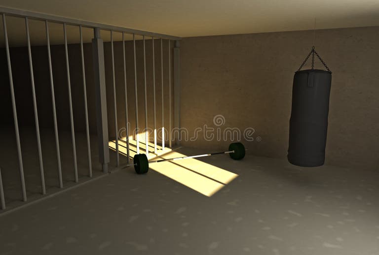 Prison workout stock illustration. Illustration of crime - 11649597