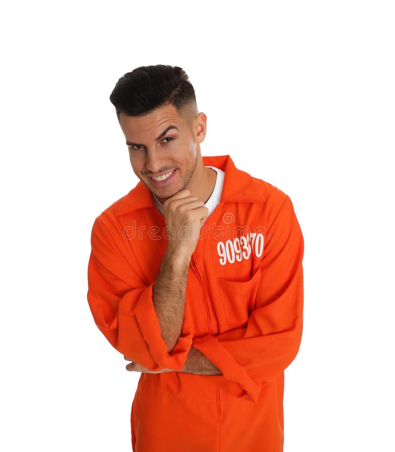 Prisoner Orange Isolated Man Smiling Stock Photos - Free & Royalty-Free ...