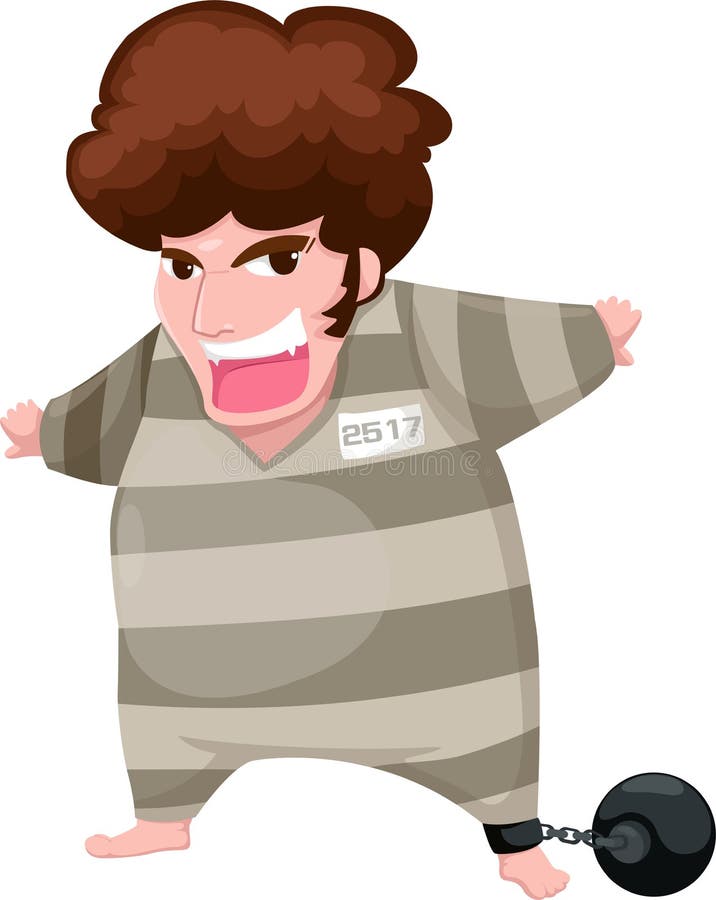 Prisoner vector stock vector. Illustration of prisoner - 21096386