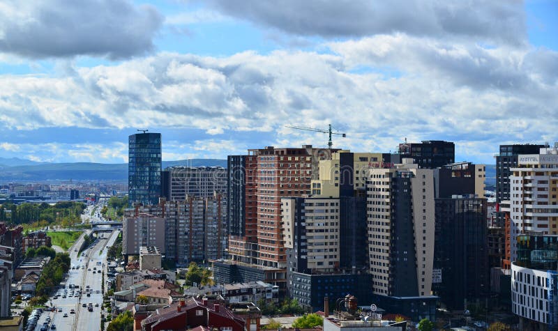 Pristina editorial stock photo. Image of architecture - 345322423