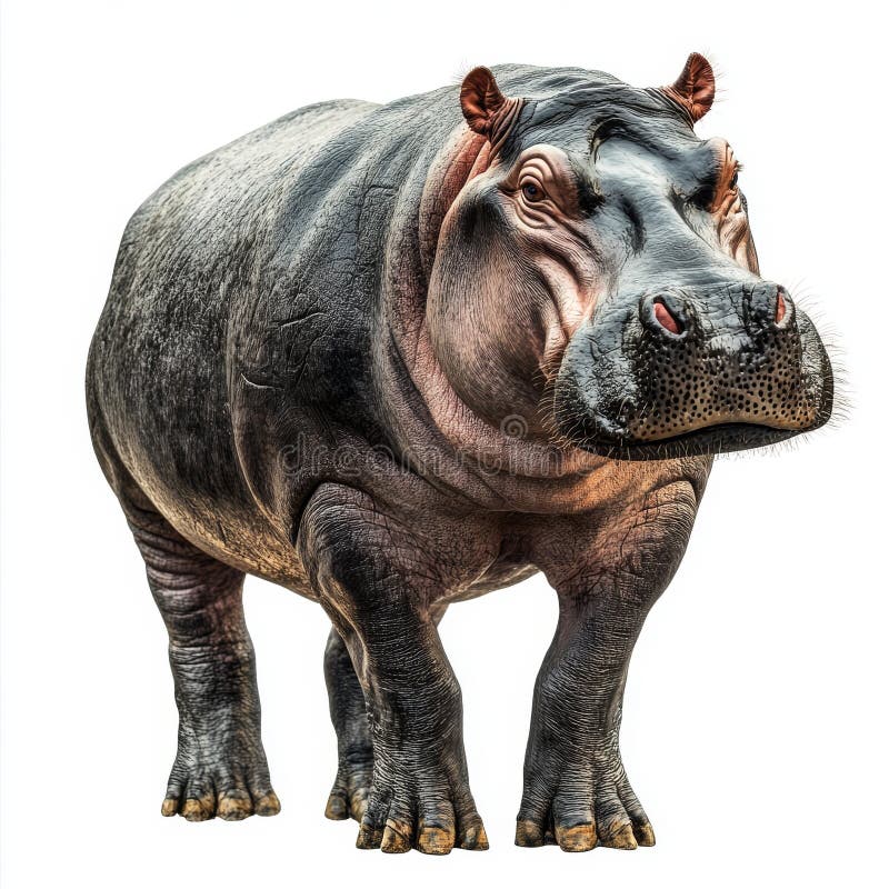 Hippopotamus back cutout stock photo. Image of africa - 9751634