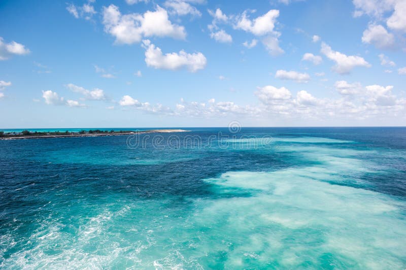 Pristine Blue Ocean and Sky, Creating a Beautiful Scene of Natural ...