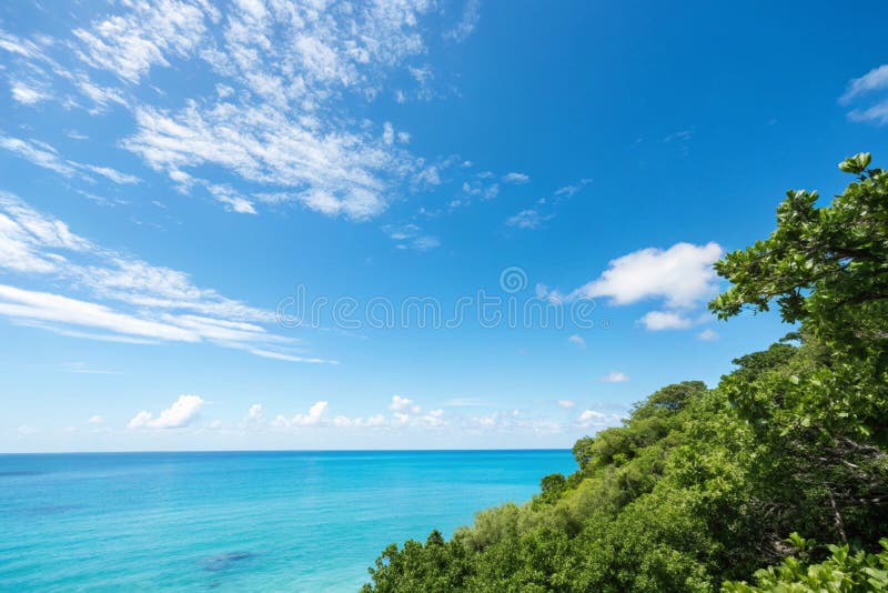 Cloudless Blue Sky Background Stock Illustration - Illustration of ...