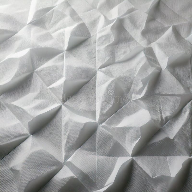 Pristine Elegance: a Sheet of Clean Tiled White Tissue Paper with a ...