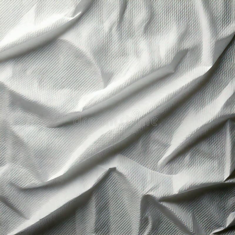 Pristine Elegance: a Sheet of Clean Tiled White Tissue Paper with a ...