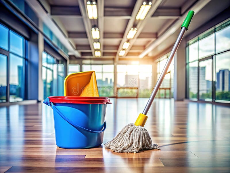 Pristine Empty Office a TiltShift Perspective on Professional Cleaning ...