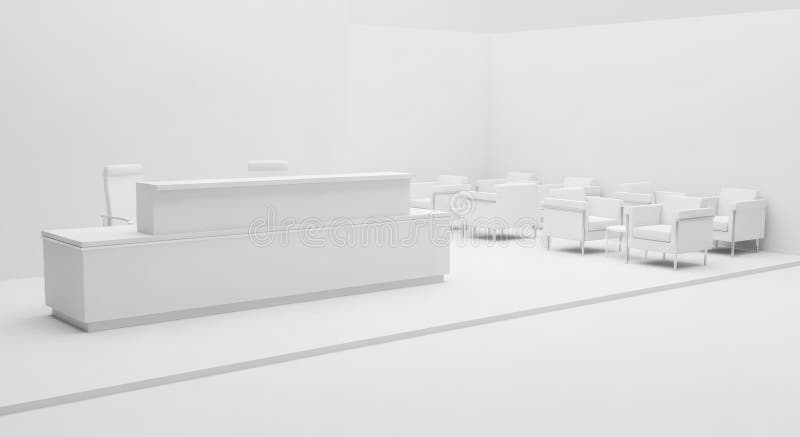 165 Minimalist Interior Armchair White Wall Background 3d Rendering ...