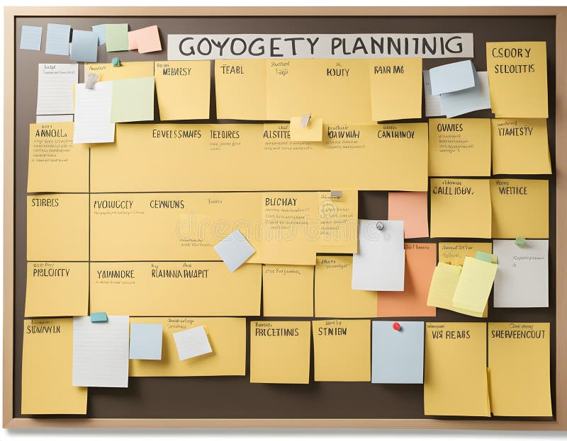 A Pristine, Neutral-toned Bulletin Board is Adorned with an Array of ...