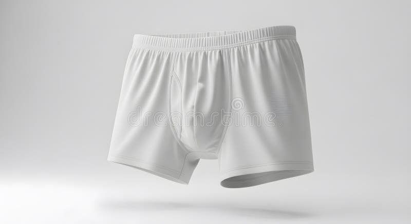 Clean White Men S Boxer Briefs Against a Light Background Stock Photo ...