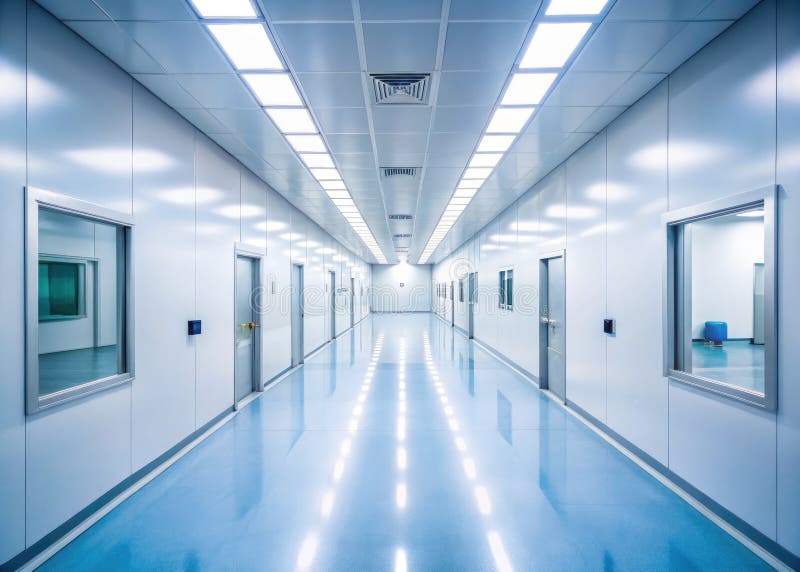 A Pristine Pharmaceutical Cleanroom Minimalist Design Meets Advanced ...