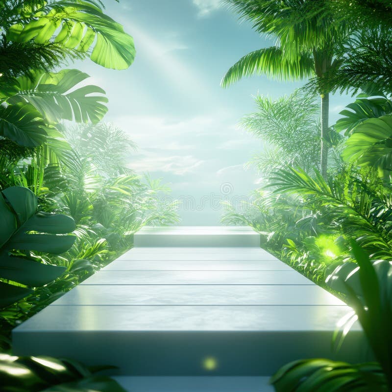 A Pristine Platform Emerges within a Lush Tropical Environment ...