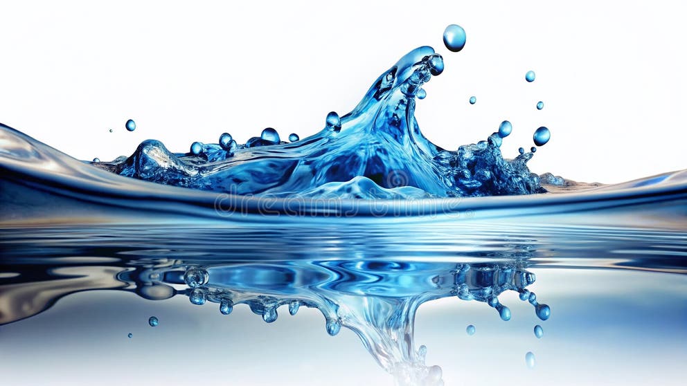 Pristine Still Water Puddle Reflection a Clear Isolated Image Perfect ...