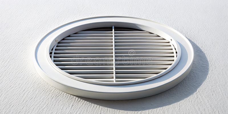 Modern Window Well Cover TopDown View Pure White Sharp Focus for ...