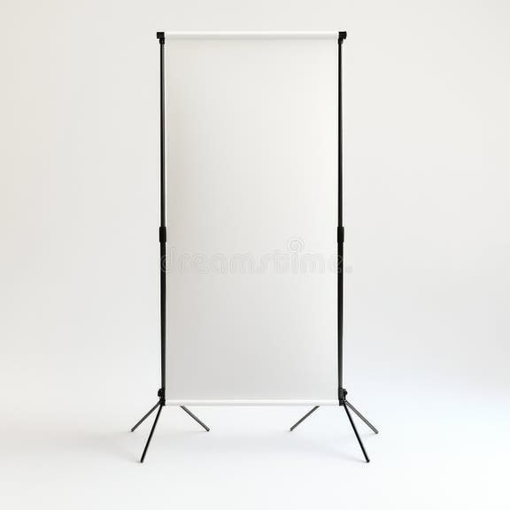 A Pristine White Backdrop Featuring a Blank Square Scroll, Ideal for ...