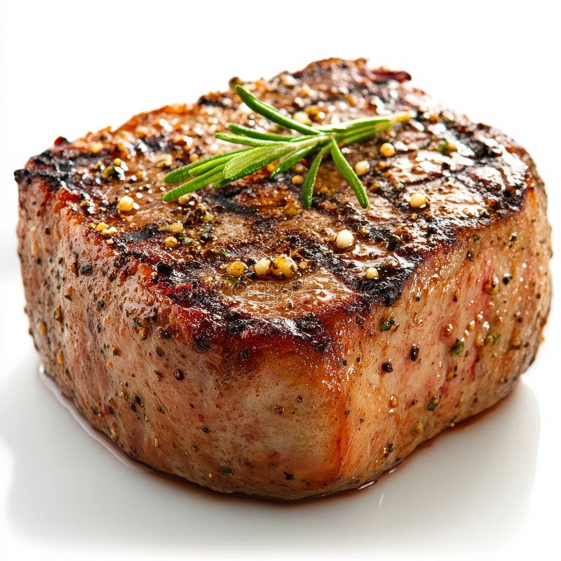 A Pristine White Backdrop Serves As the Foundation for a Grilled Beef ...