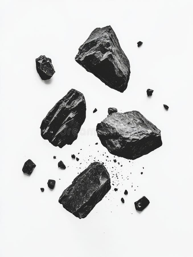 With a Pristine White Backdrop, Volcanic Ash Particles Create a ...