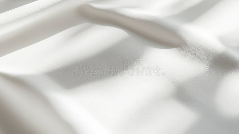 Pristine White Canvas with Subtle Texture and Gentle Shadows Stock ...