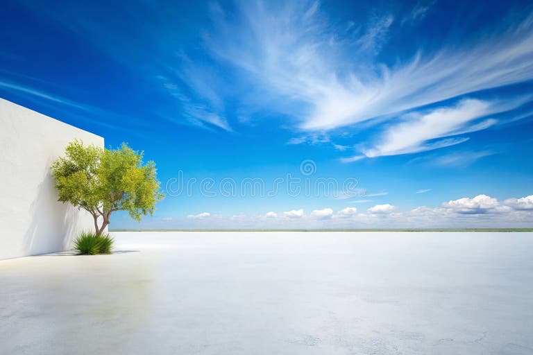 Pristine White Landscape Background a Versatile Design Asset for ...