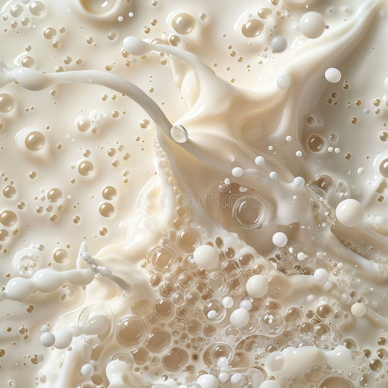 Pristine White Milk Splash stock illustration. Illustration of design ...
