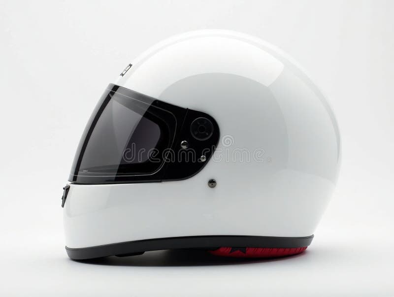 HighQuality White Motorcycle Helmet Mockup for Design Inspiration and ...