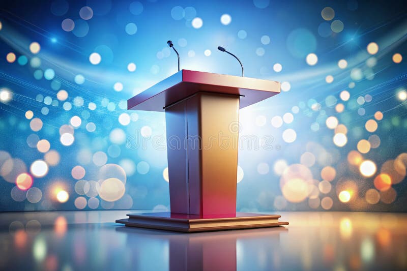 Pristine White Podium 3D Render Versatile Platform for Product Displays ...