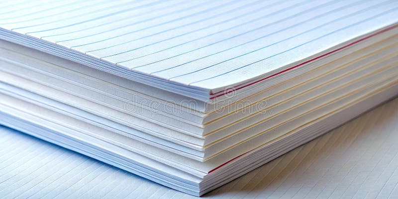 Pristine White Ruled Paper Texture a Versatile Background for ...