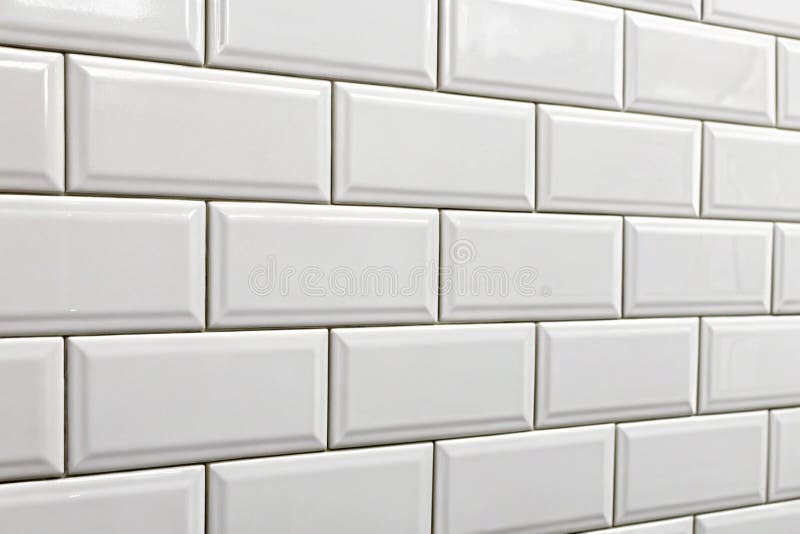 Pristine White Seamless Subway Tile Texture Ideal Stock Illustrations ...