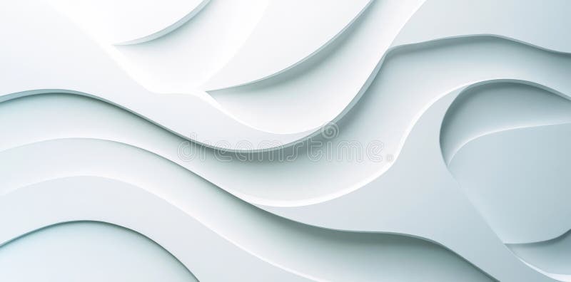 Pristine White Silk, Draped Elegantly and Flowing Gently, Forms a Soft ...