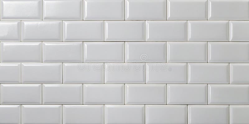 Pristine White Subway Tile Bathroom Wall Texture with Sleek and ...