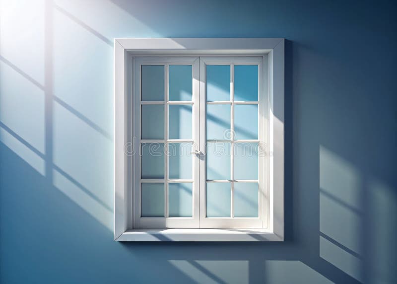 Pristine White Window Shadow Overlay PNG for Professional Mockups Clean ...