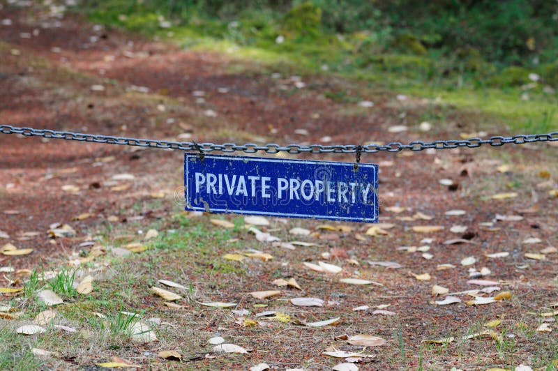 Privé-bezit stock afbeelding. Image of ingang, eigendom - 16376743