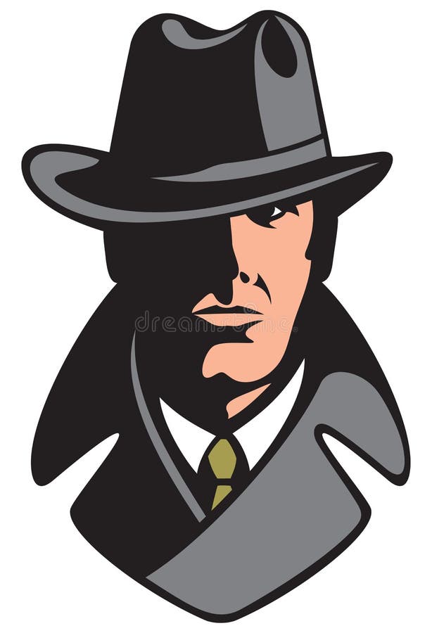 Privé-detective vector illustratie. Illustration of holmes - 35629691