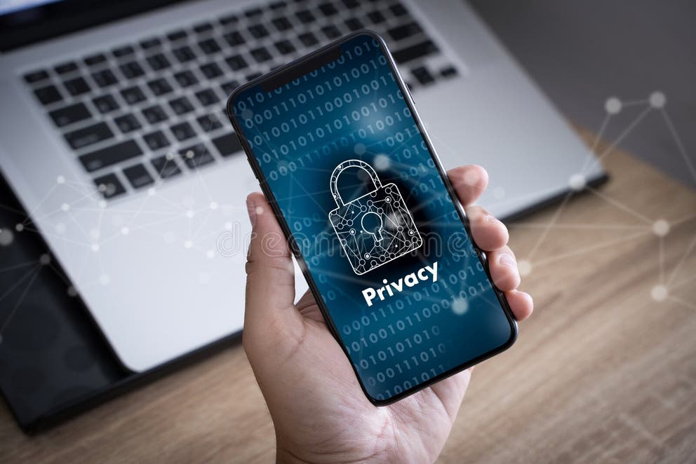 Privacy Access Identification Password Passcode and Privacy Stock ...