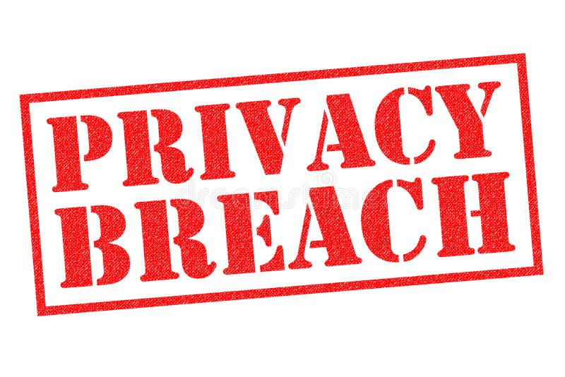 Privacy Breach Rubber Stamp Stock Illustration Illustration Of