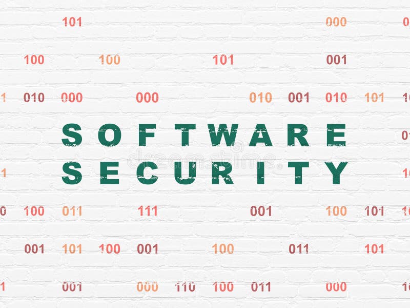 Software Security. Information Concept. Stock Illustration ...
